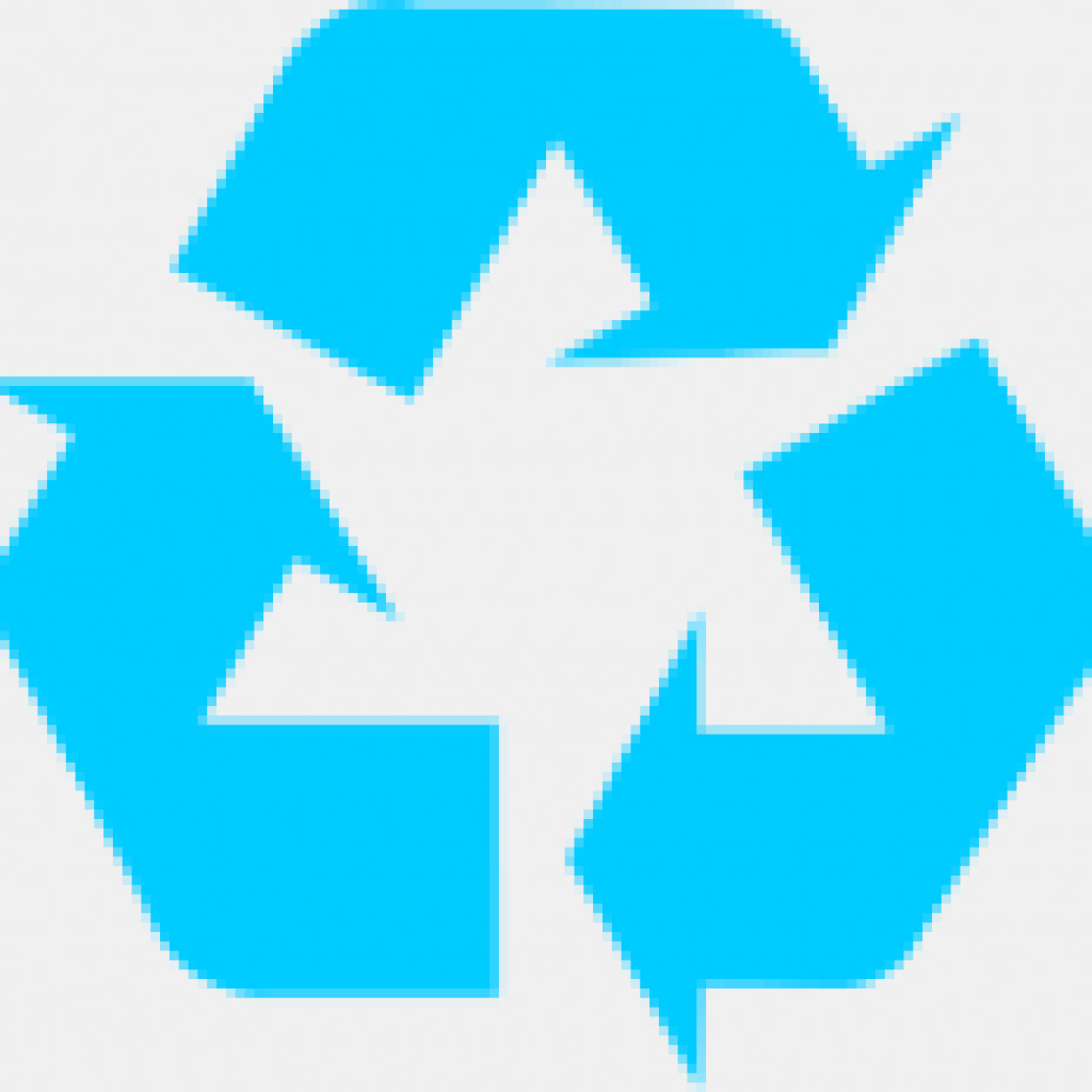 Blue Recycling Logo